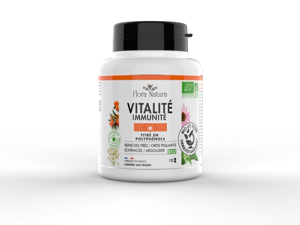Flora Natura® Complexe 4+ Vitalité Immunité BIO - Gélules ...