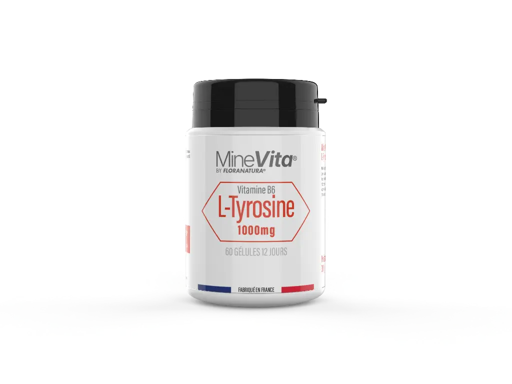 MineVita® L-Tyrosine 1000mg - 60 gélules | Laboratoires Scientia Natura